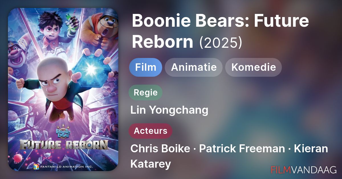 Boonie Bears: Future Reborn (film, 2025) kopen op dvd of blu-ray ...