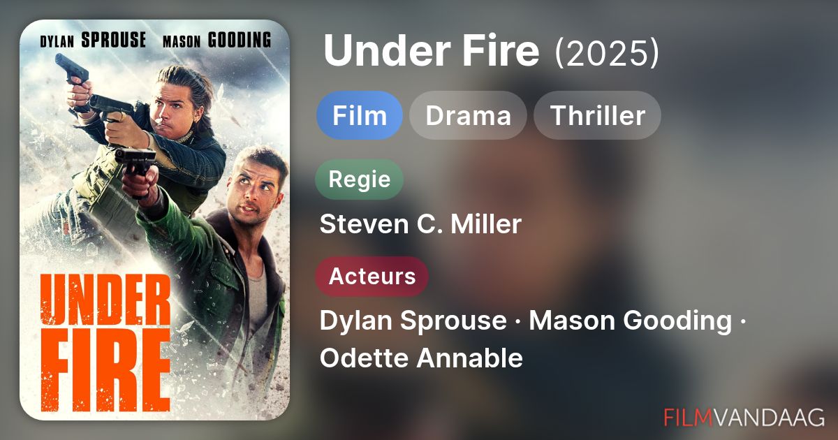 Under Fire (film, 2025) Nu Online Kijken - FilmVandaag.nl