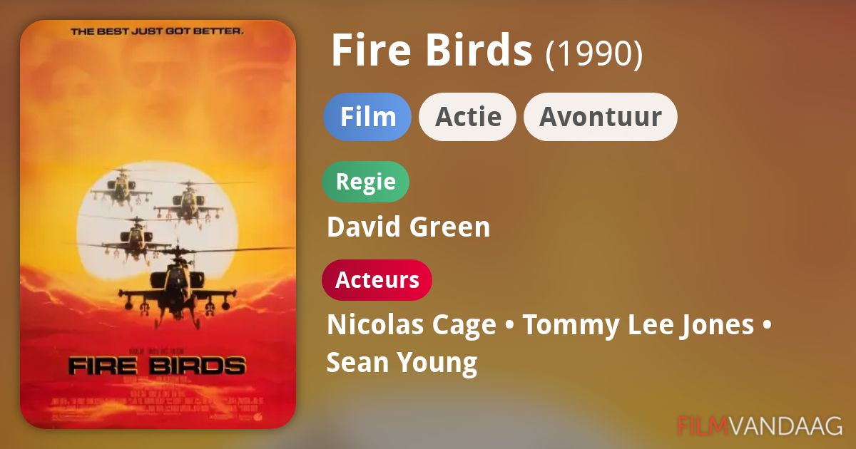 Fire Birds (film, 1990) - FilmVandaag.nl