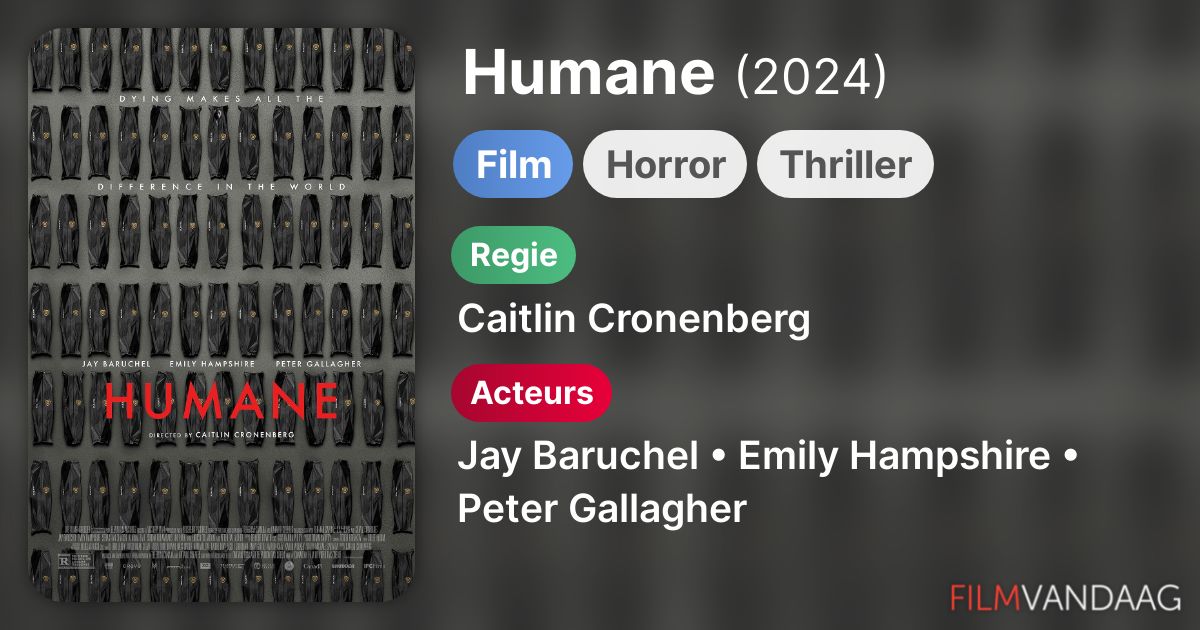 Humane (film, 2024) - FilmVandaag.nl