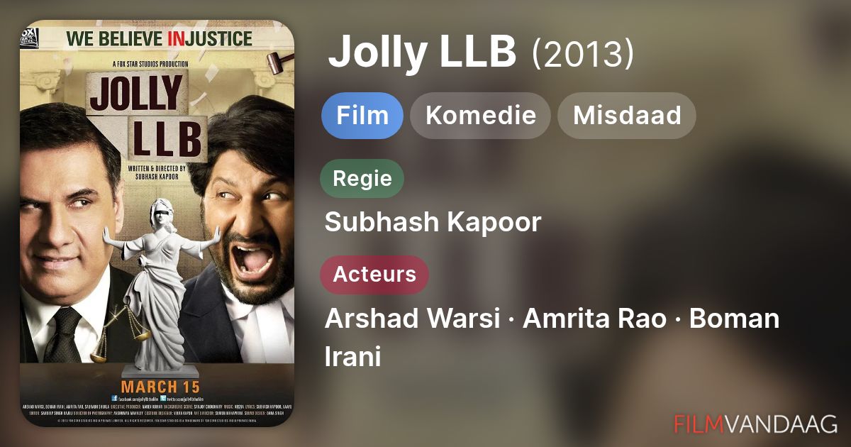 Jolly LLB (film, 2013) - FilmVandaag.nl