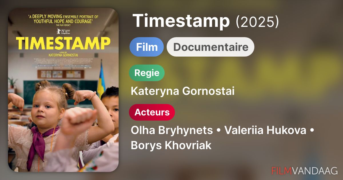 Timestamp (film, 2025) - FilmVandaag.nl