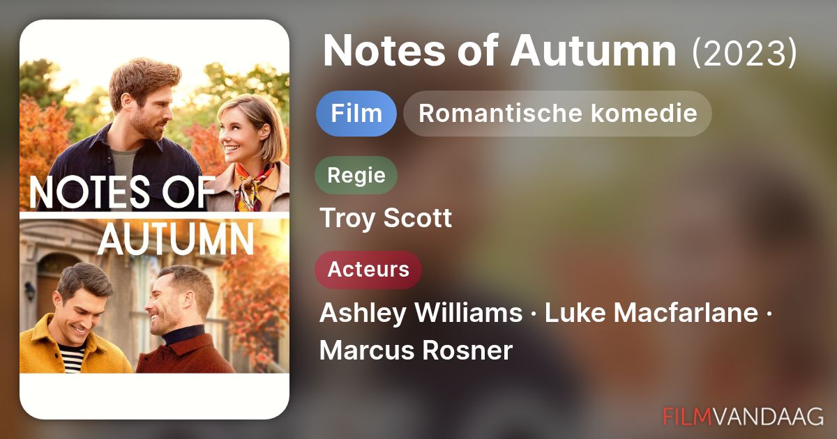 Notes of Autumn (film, 2023) - FilmVandaag.nl