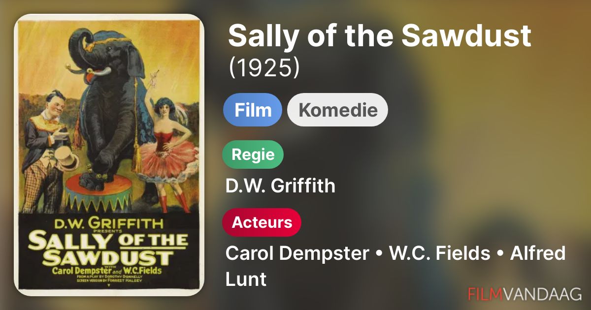 Sally of the Sawdust (film, 1925) - FilmVandaag.nl