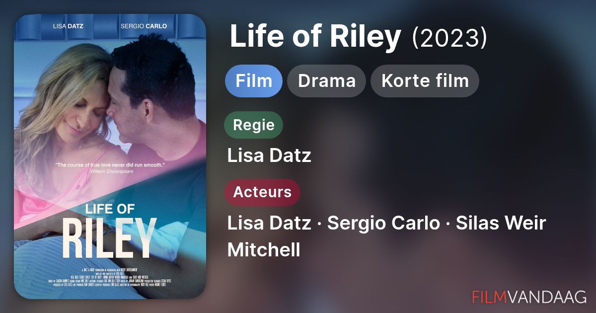 Alle acteurs in Life of Riley (film, 2023) - FilmVandaag.nl