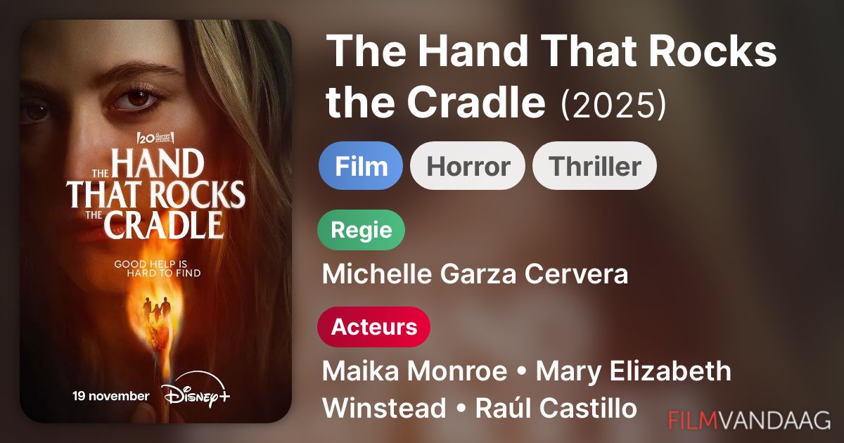 Nieuws over The Hand That Rocks the Cradle (film, 2025) - FilmVandaag.nl