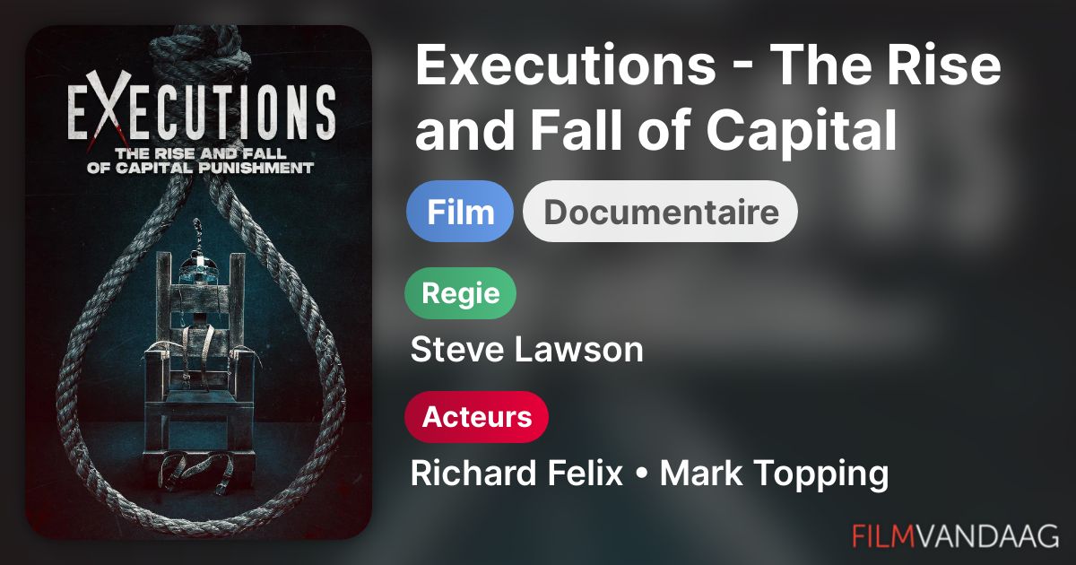 Executions - The Rise and Fall of Capital Punishment (film, 2025) Nu ...