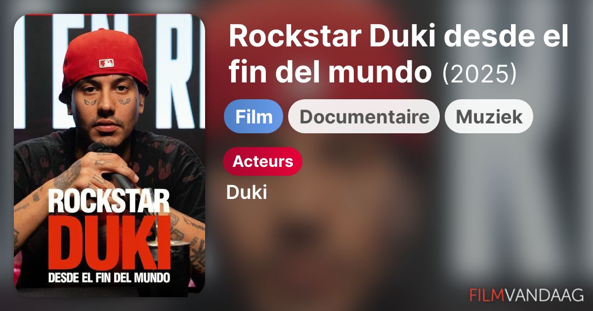 Rockstar Duki desde el fin del mundo (film, 2025) kopen op dvd of blu-ray - FilmVandaag.nl