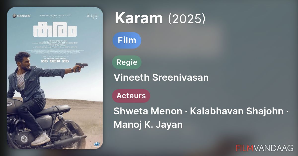 Alle acteurs in Karam (film, 2025) - FilmVandaag.nl