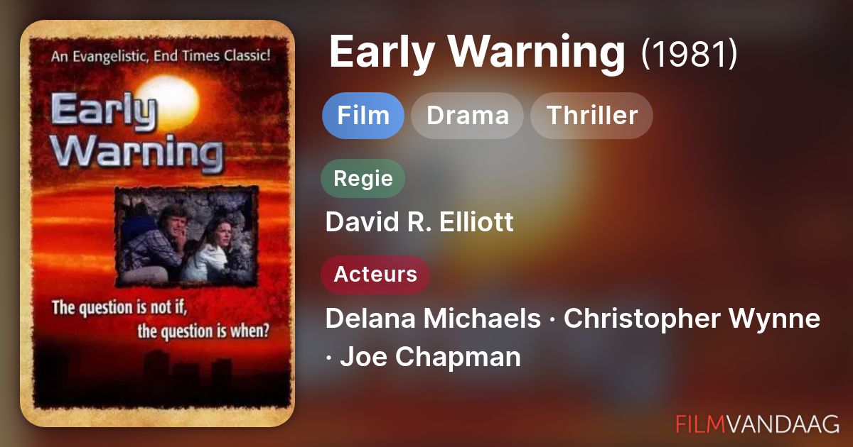 Early Warning (film, 1981) - FilmVandaag.nl