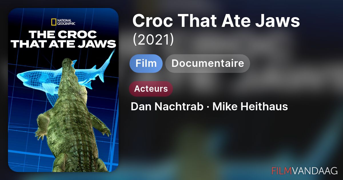 Croc That Ate Jaws (film, 2021) kopen op dvd of blu-ray - FilmVandaag.nl