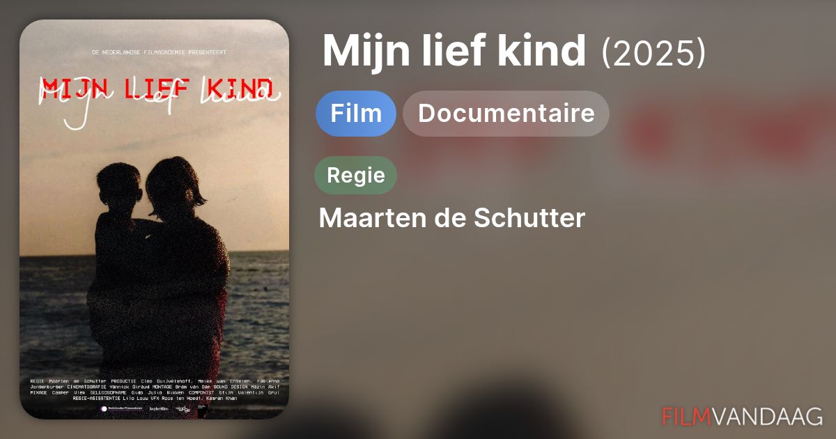 Mijn lief kind (film, 2025) kopen op dvd of blu-ray - FilmVandaag.nl