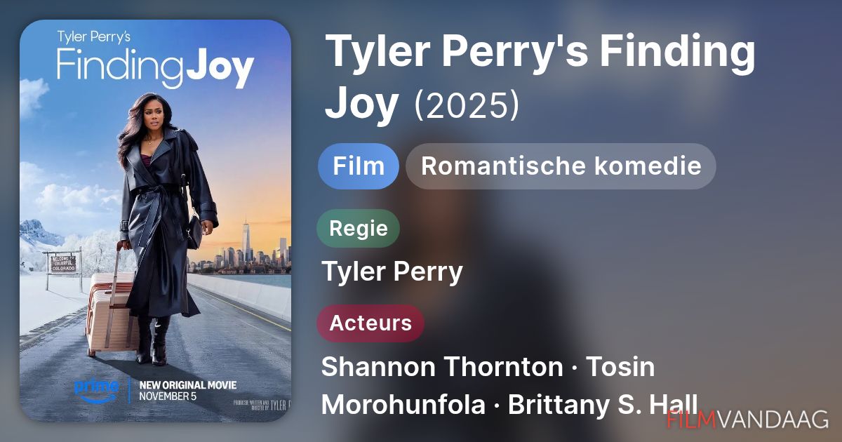 Tyler Perry's Finding Joy (film, 2025) kopen op dvd of blu-ray ...