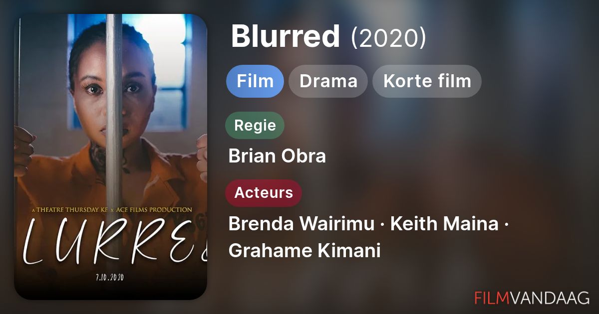 Blurred (film, 2020) Nu Online Kijken - FilmVandaag.nl
