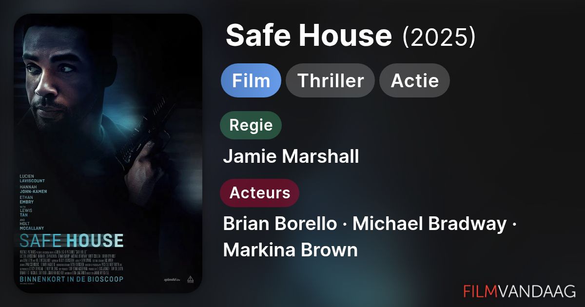 Safe House (film, 2025) - FilmVandaag.nl