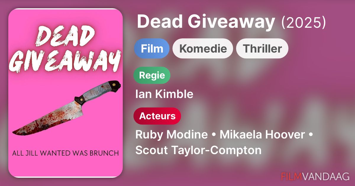 Dead Giveaway (film, 2025) - FilmVandaag.nl