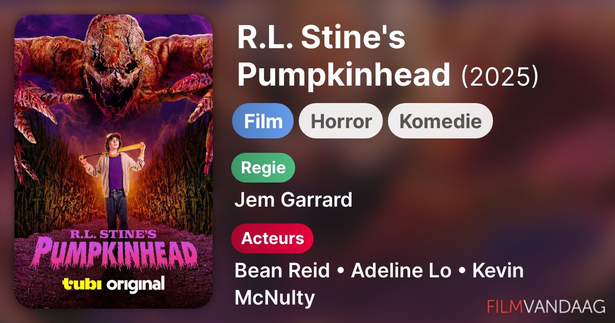 R.L. Stine's Pumpkinhead (film, 2025) - FilmVandaag.nl