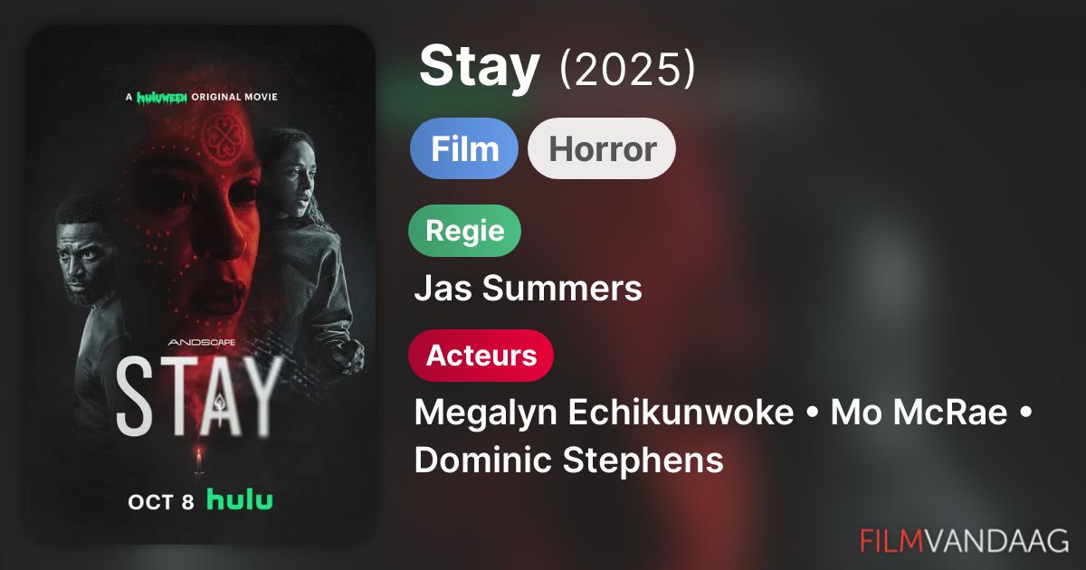 Stay (film, 2025) - FilmVandaag.nl