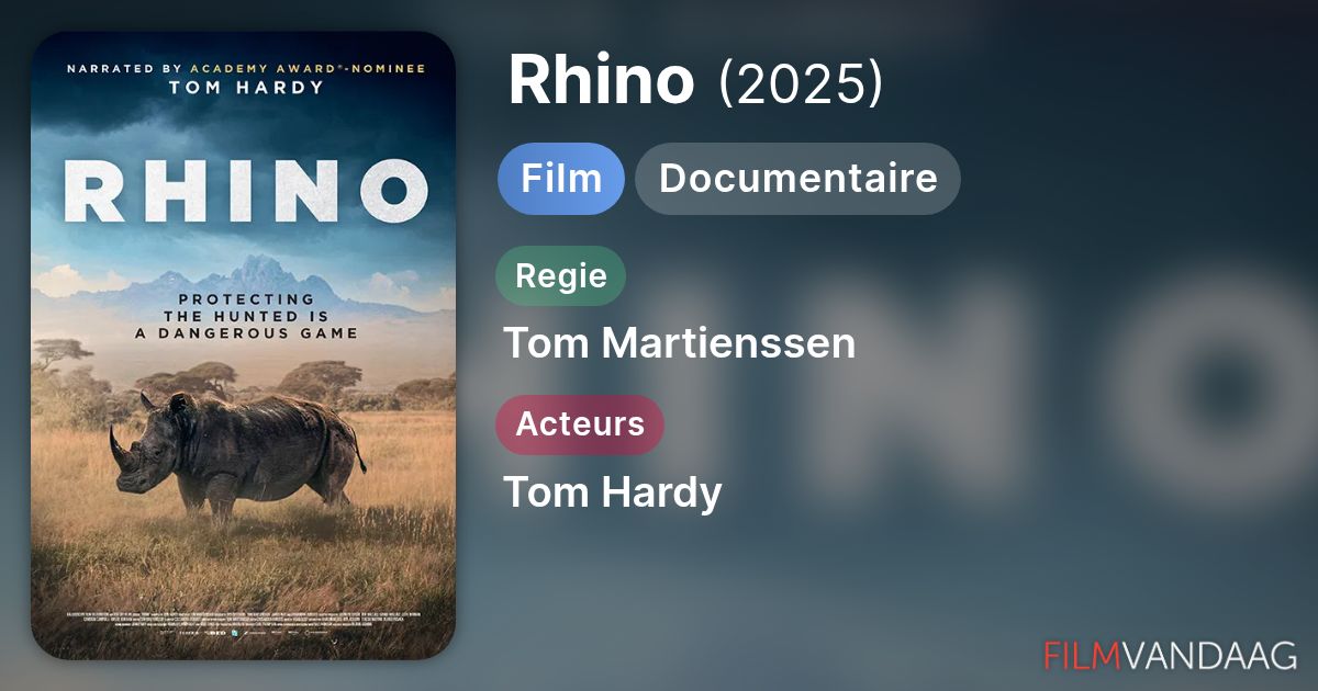 Rhino (film, 2025) - FilmVandaag.nl