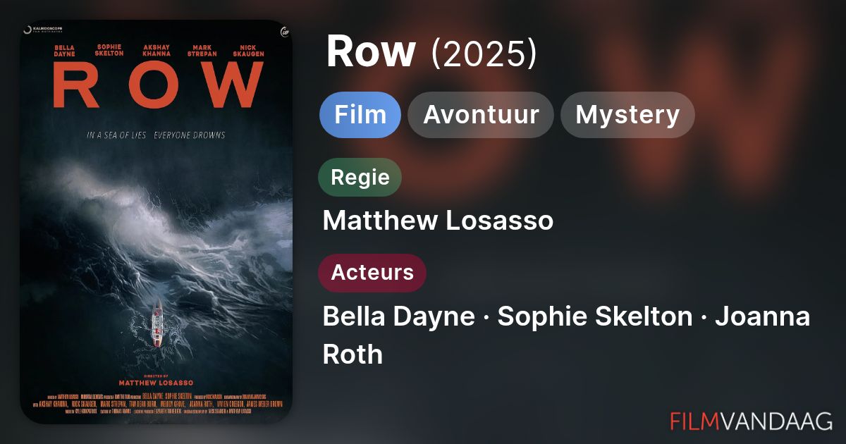 Row (film, 2025) - FilmVandaag.nl