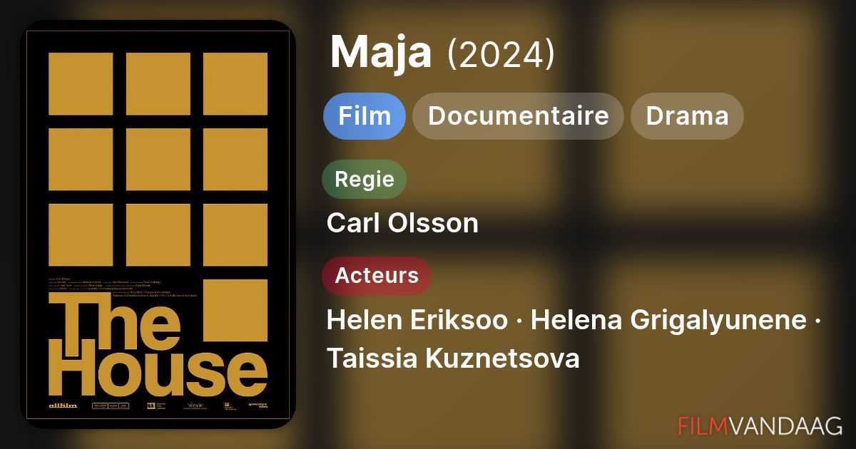 Maja (film, 2024) - FilmVandaag.nl