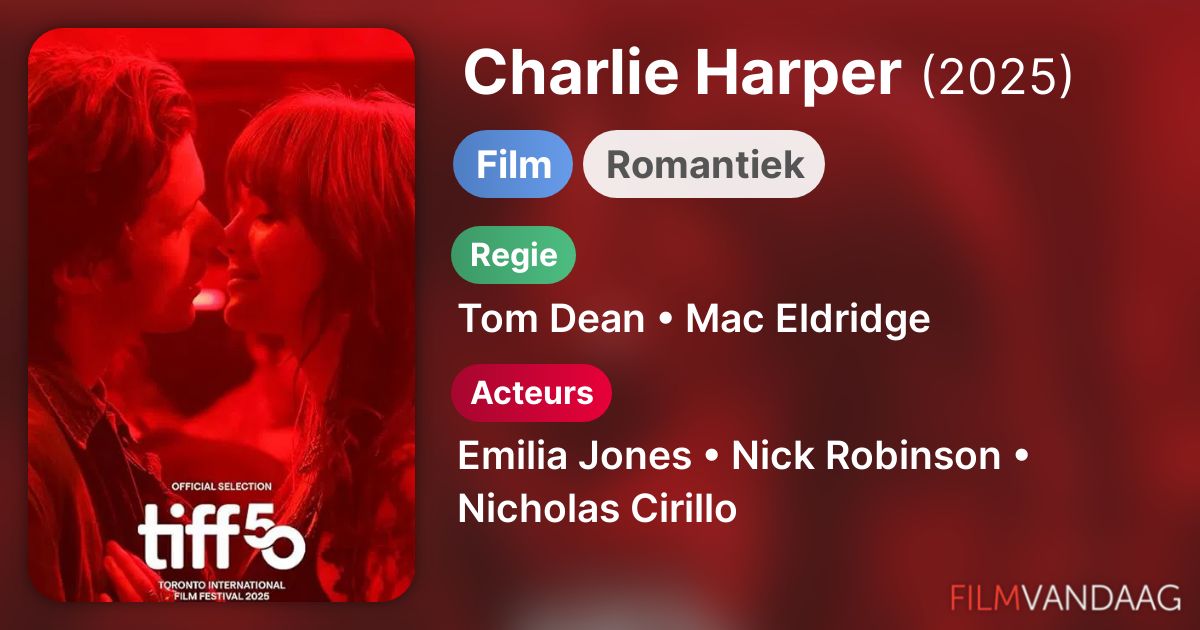 Charlie Harper (film, 2025) - FilmVandaag.nl