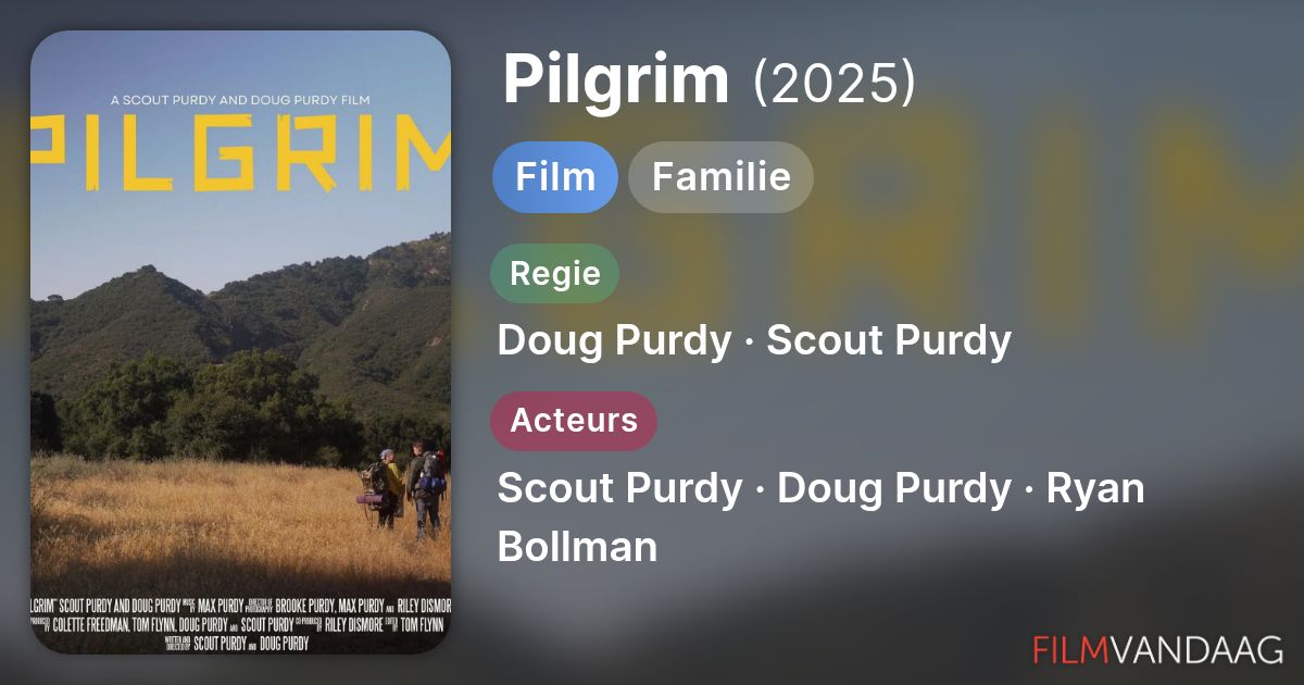 Pilgrim (film, 2025) - FilmVandaag.nl