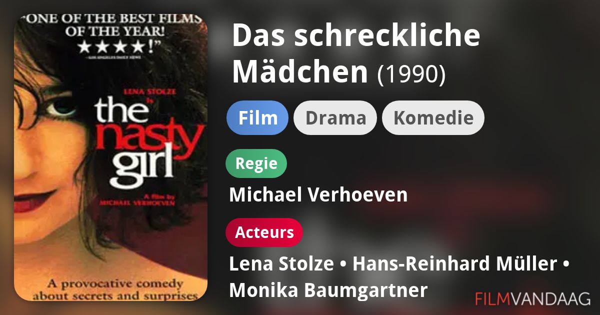 Das schreckliche Mädchen (film, 1990) - FilmVandaag.nl