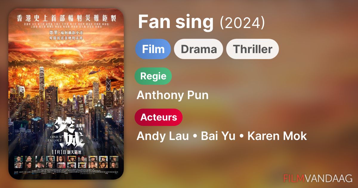 Fan sing (film, 2024) - FilmVandaag.nl