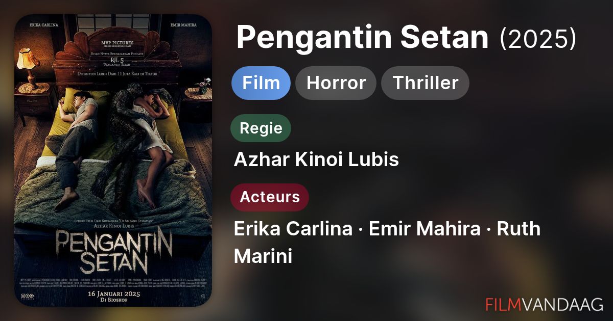 Pengantin Setan (film, 2025) kopen op dvd of blu-ray - FilmVandaag.nl