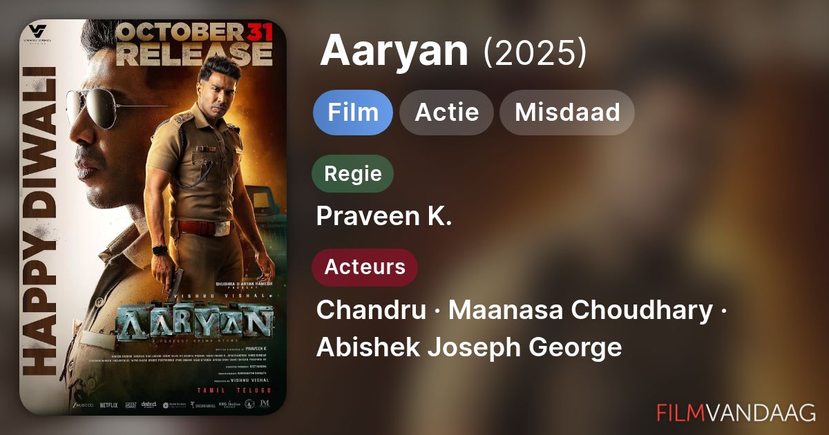 Aaryan (film, 2025) - FilmVandaag.nl