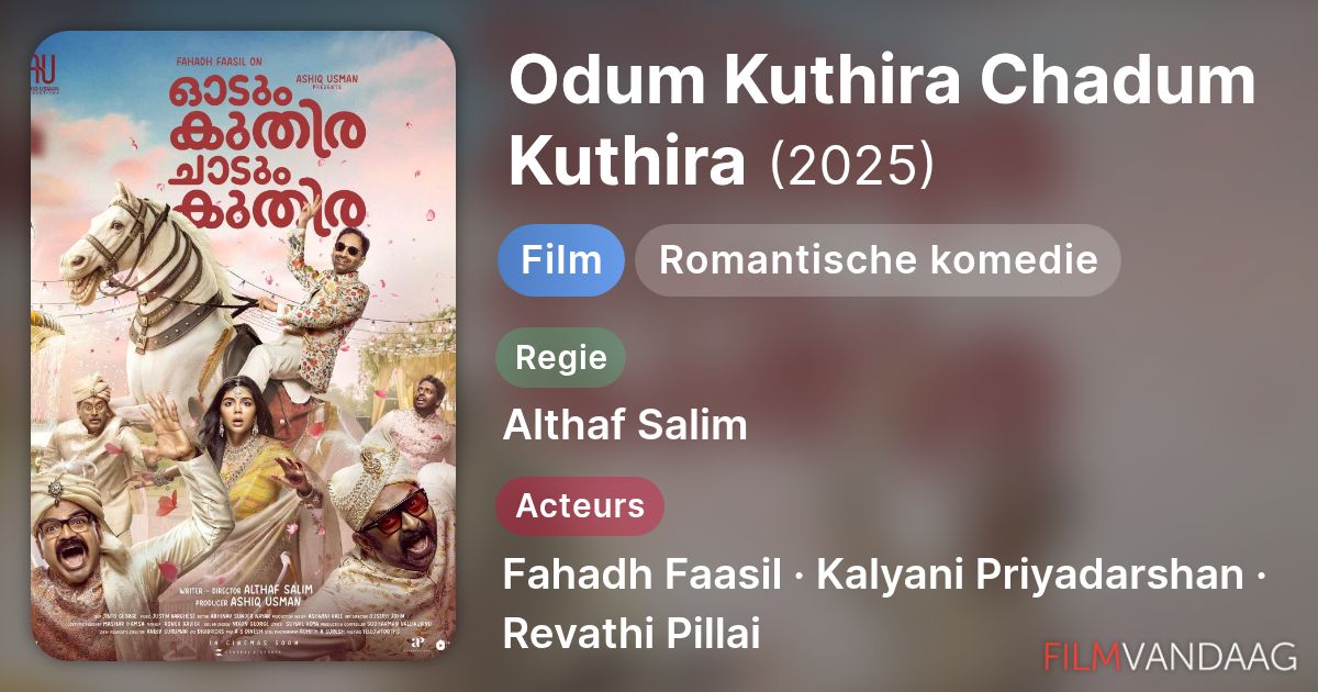 Odum Kuthira Chadum Kuthira (film, 2025) Nu Online Kijken - FilmVandaag.nl