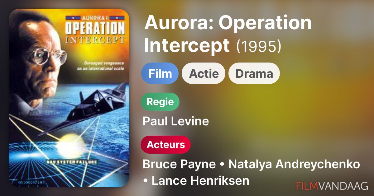 Aurora: Operation Intercept (film, 1995) - FilmVandaag.nl