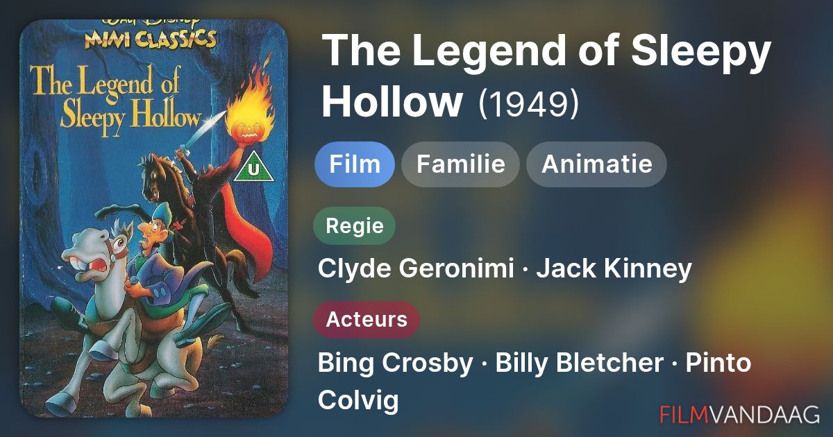 The Legend of Sleepy Hollow (film, 1949) - FilmVandaag.nl