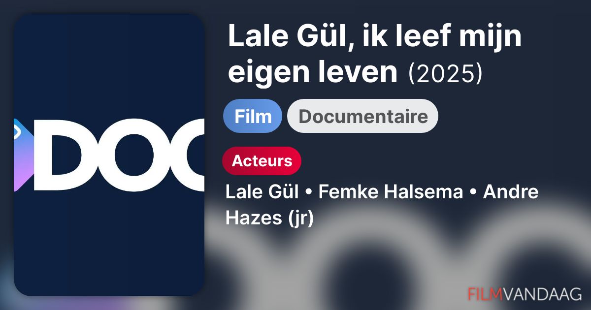 Alle acteurs in Lale Gül, ik leef mijn eigen leven (film, 2025 ...
