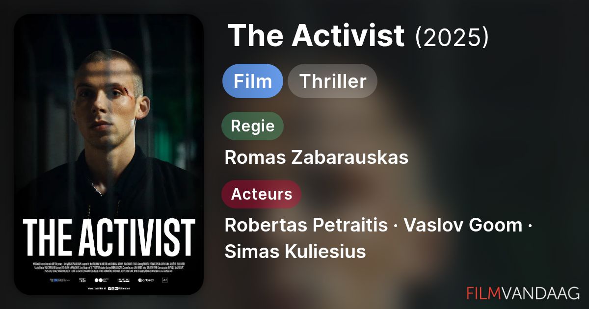 The Activist (film, 2025) - FilmVandaag.nl
