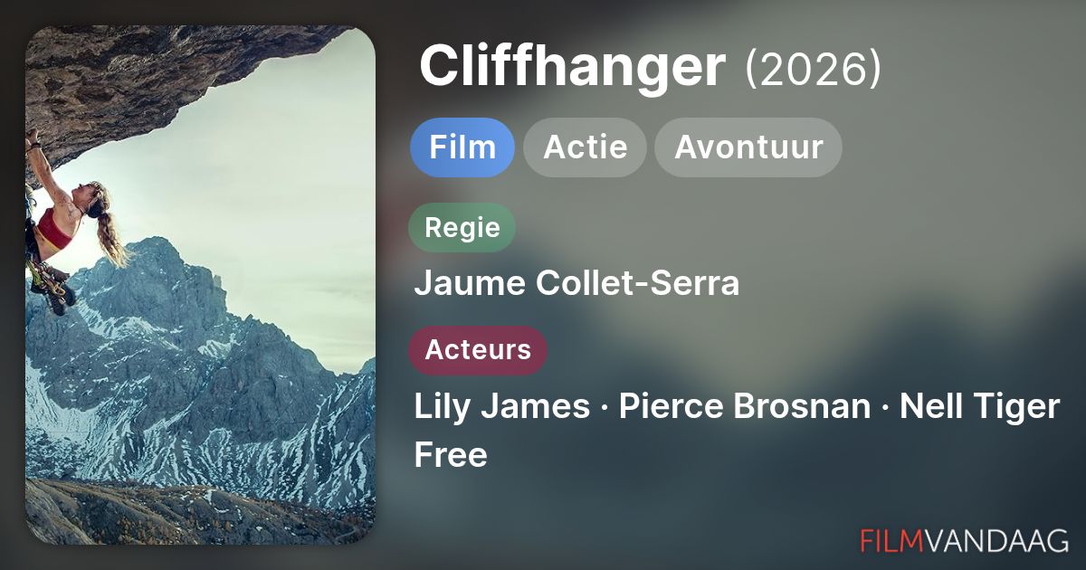 Cliffhanger (film, 2026) - FilmVandaag.nl