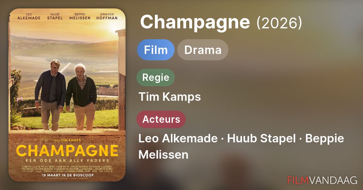 Champagne (film, 2026) - FilmVandaag.nl