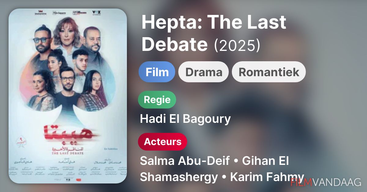 Hepta: The Last Debate (film, 2025) Nu Online Kijken - FilmVandaag.nl