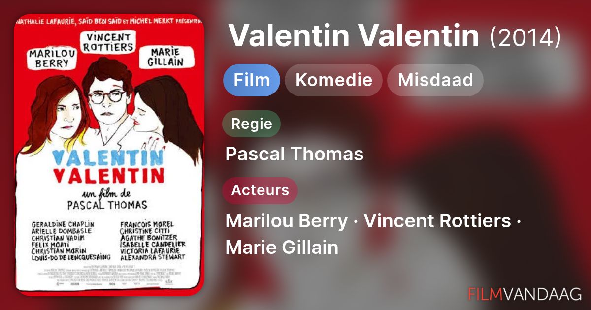 Valentin Valentin (film, 2014) Nu Online Kijken - FilmVandaag.nl