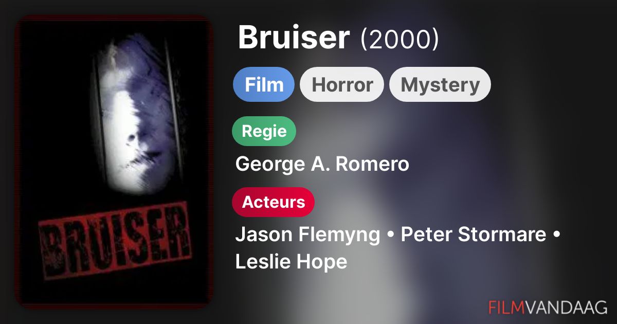 Bruiser (film, 2000) - FilmVandaag.nl