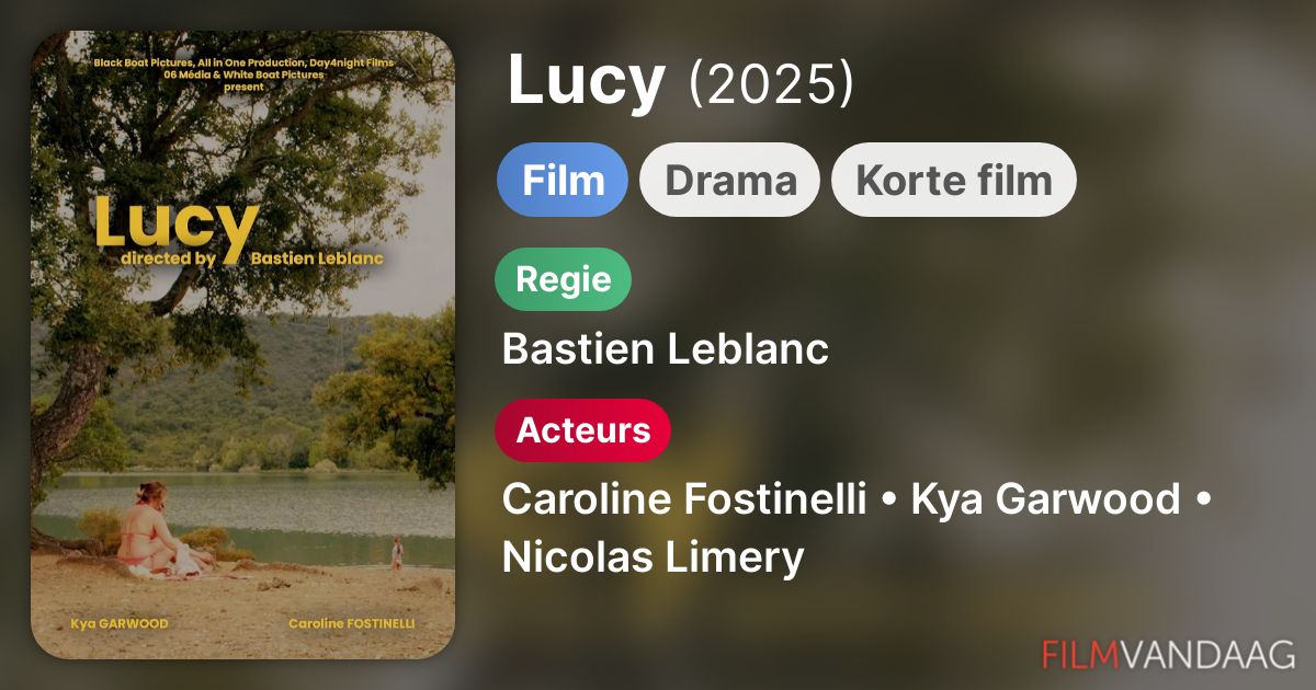 Lucy (film, 2025) Nu Online Kijken - FilmVandaag.nl