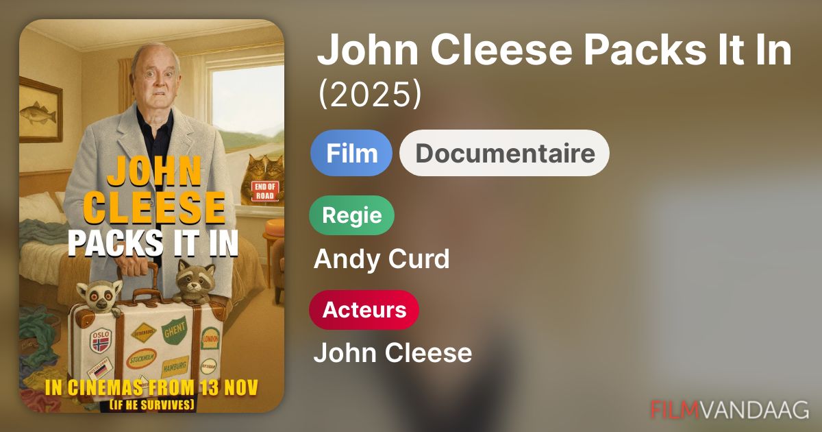 John Cleese Packs It In (film, 2025) Nu Online Kijken - FilmVandaag.nl