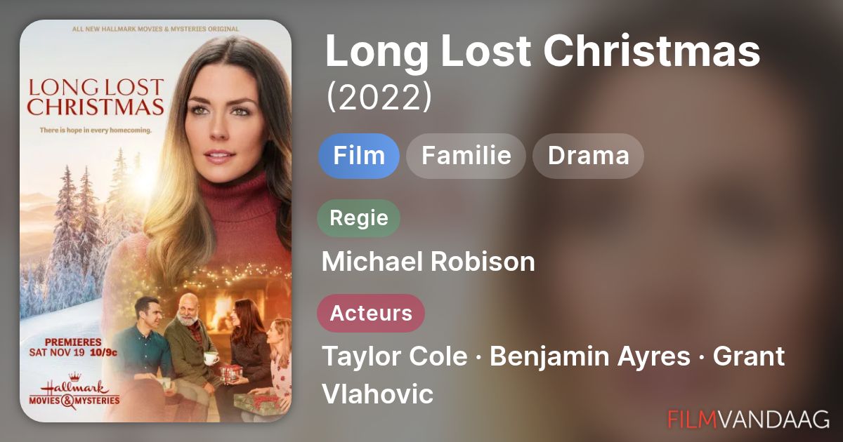 Long Lost Christmas (film, 2022) - FilmVandaag.nl