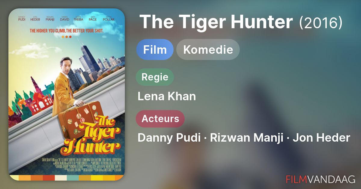 Alle acteurs in The Tiger Hunter (film, 2016) - FilmVandaag.nl