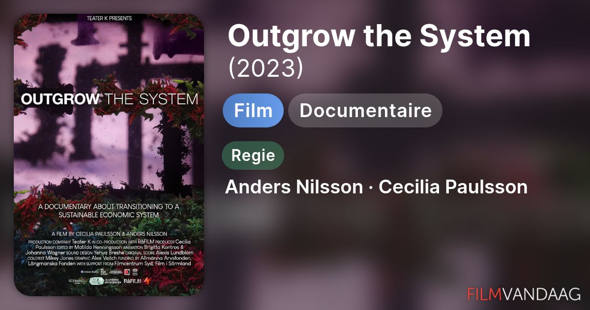 Outgrow the System (film, 2023) - FilmVandaag.nl
