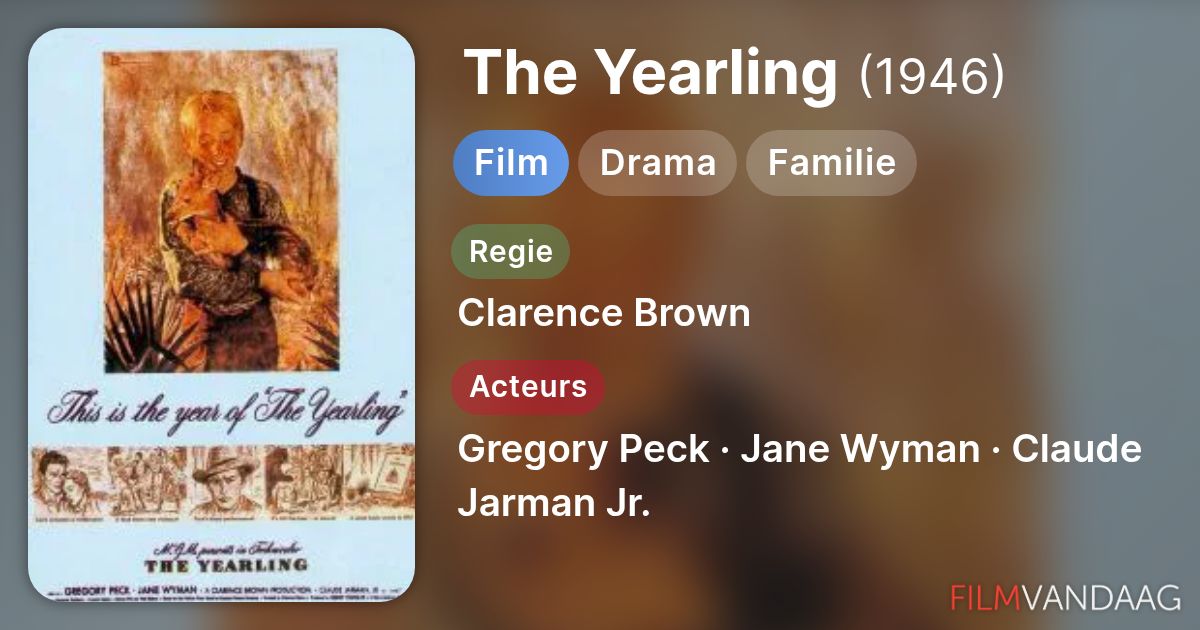 The Yearling (film, 1946) - FilmVandaag.nl