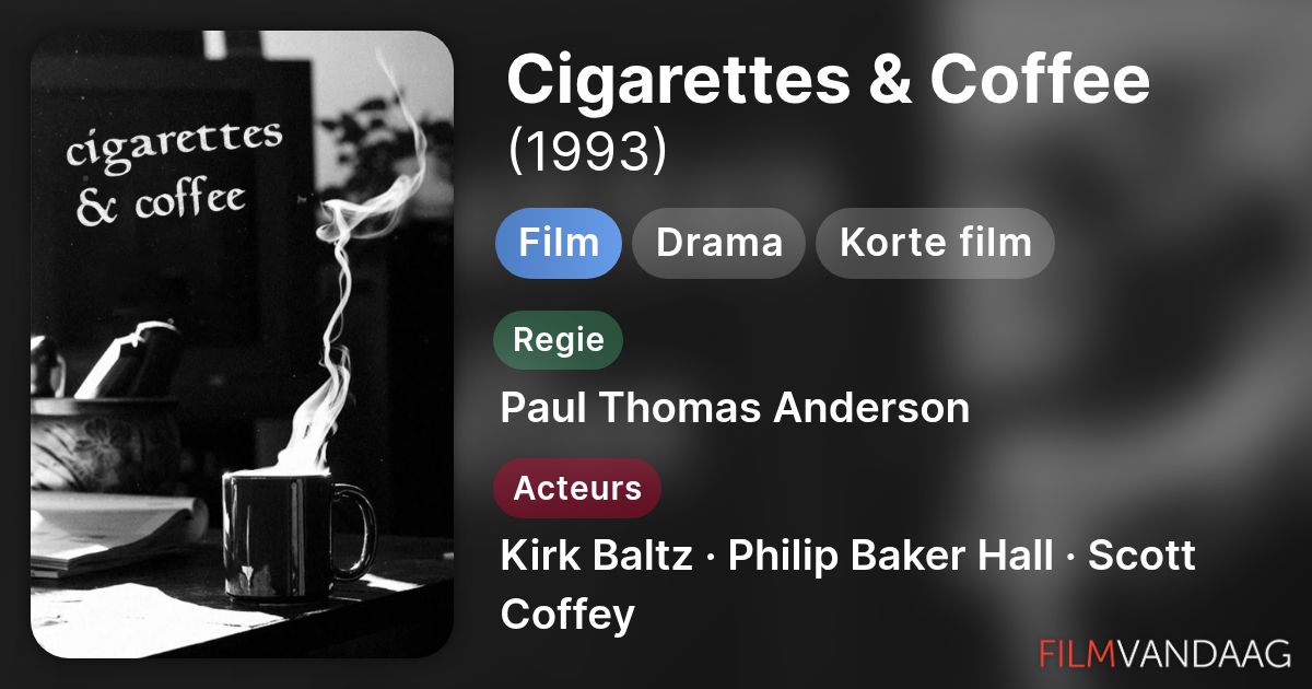Cigarettes & Coffee (film, 1993) - FilmVandaag.nl