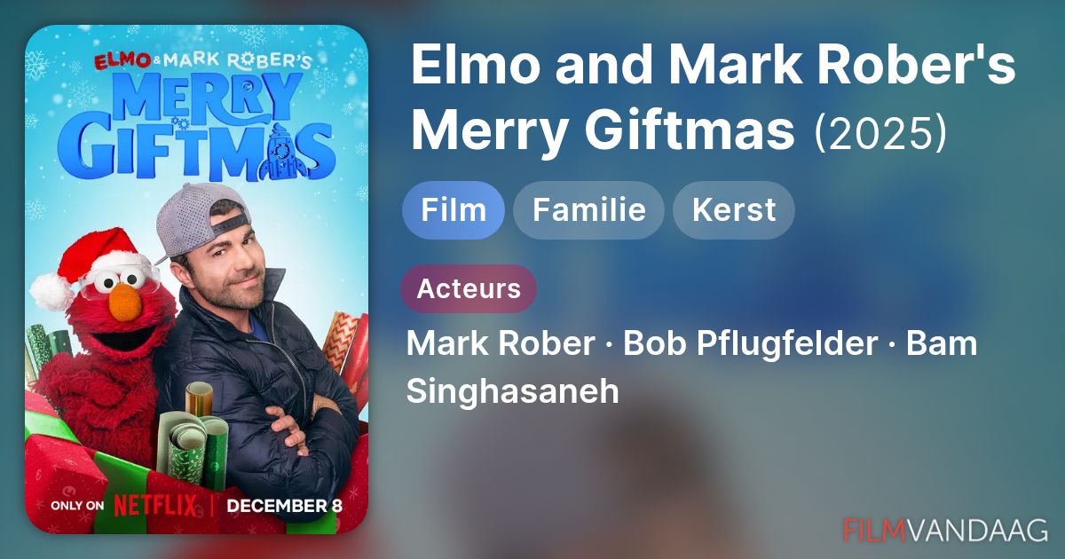 Elmo and Mark Rober's Merry Giftmas (film, 2025) - FilmVandaag.nl