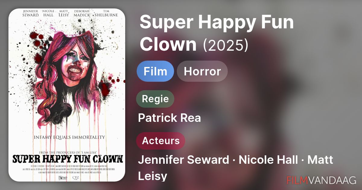 Super Happy Fun Clown (film, 2025) - FilmVandaag.nl